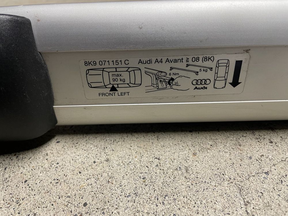 Dachträger inkl. Skiträger audi A4 8K9 071 151C Original (Gebraucht) in ...