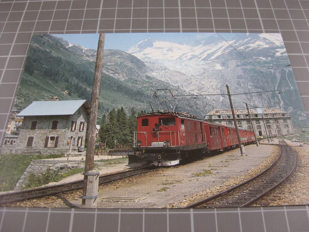 AK Bahnhof Gletsch mit Zug (Neu (gemäss Beschreibung)) in Malters für CHF 7 – mit Lieferung auf ...