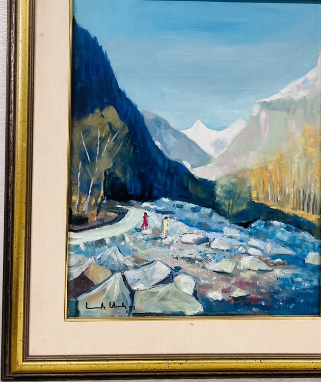 Sinischa Christen (1922-2007) Grosse Berglandschaft Gemälde | Kaufen ...