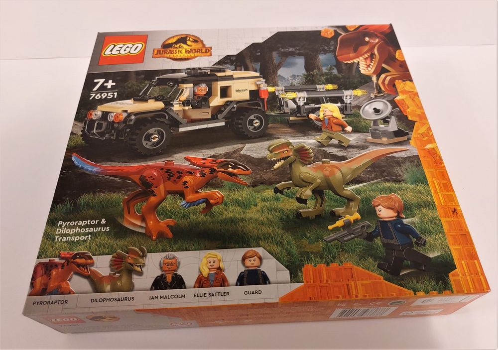 Lego Jurassic World 76951 Pyroraptor & Dilophosaurus (Neu und ...