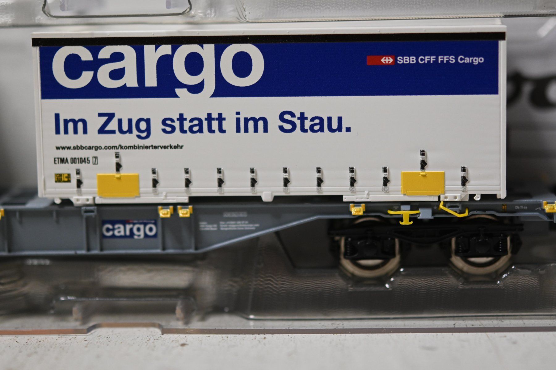Roco HO/DC SBB CFF FFS Cargo Containerwagen Neu mit OVP (Neu und ...