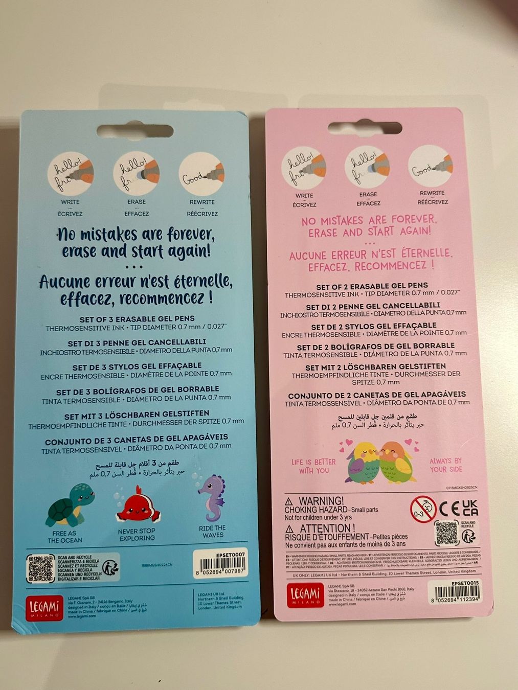 Legami Under the Sea & St Valentin 2026 (Neuf avec emballage d'origine ...