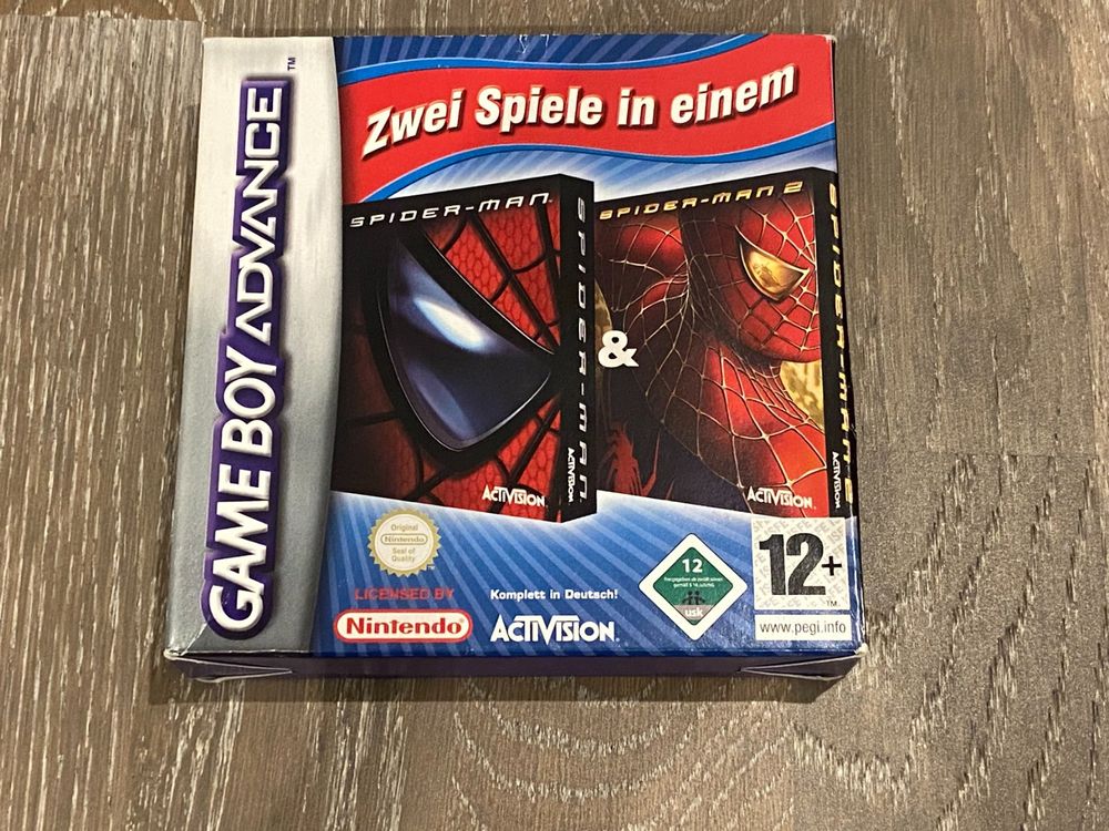 Spider-Man 1 & Spider-Man 2 - Game Boy Advance GBA (Gebraucht) in ...