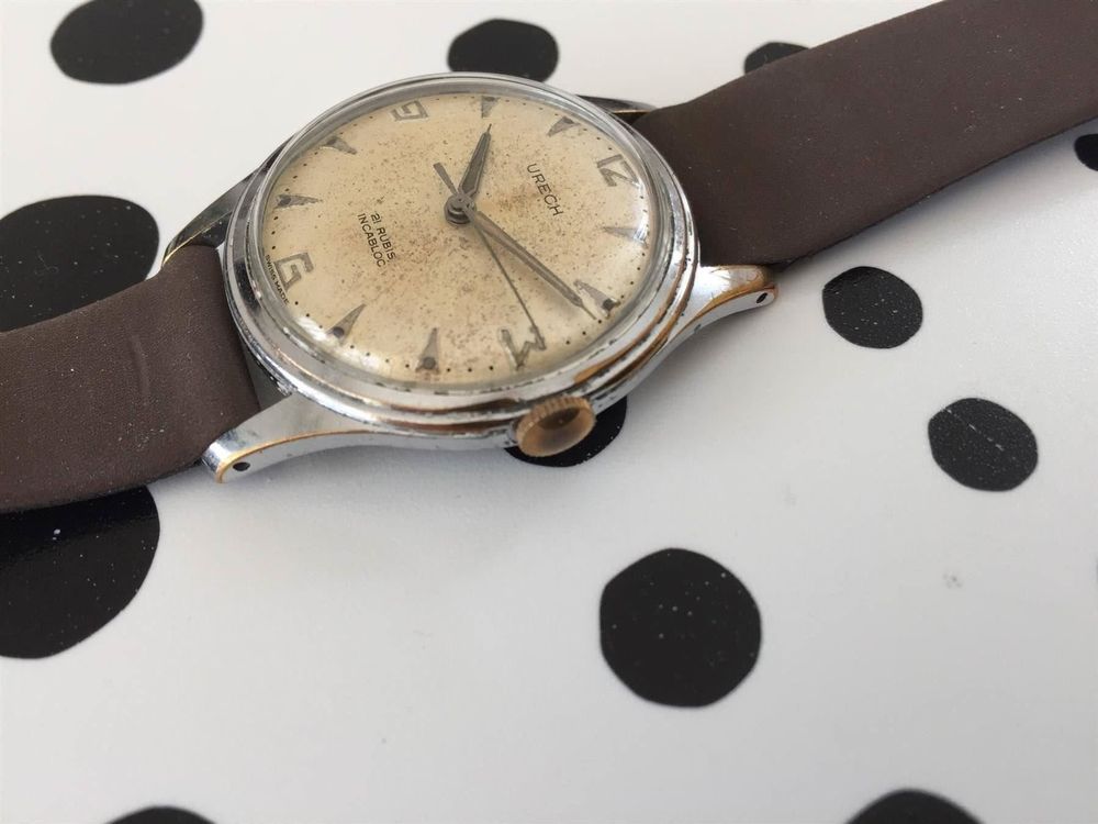URECH 21 RUBIS INABLOC SWISS MADE MECANIQUE - VINTAGE !!! (Usato) a ...