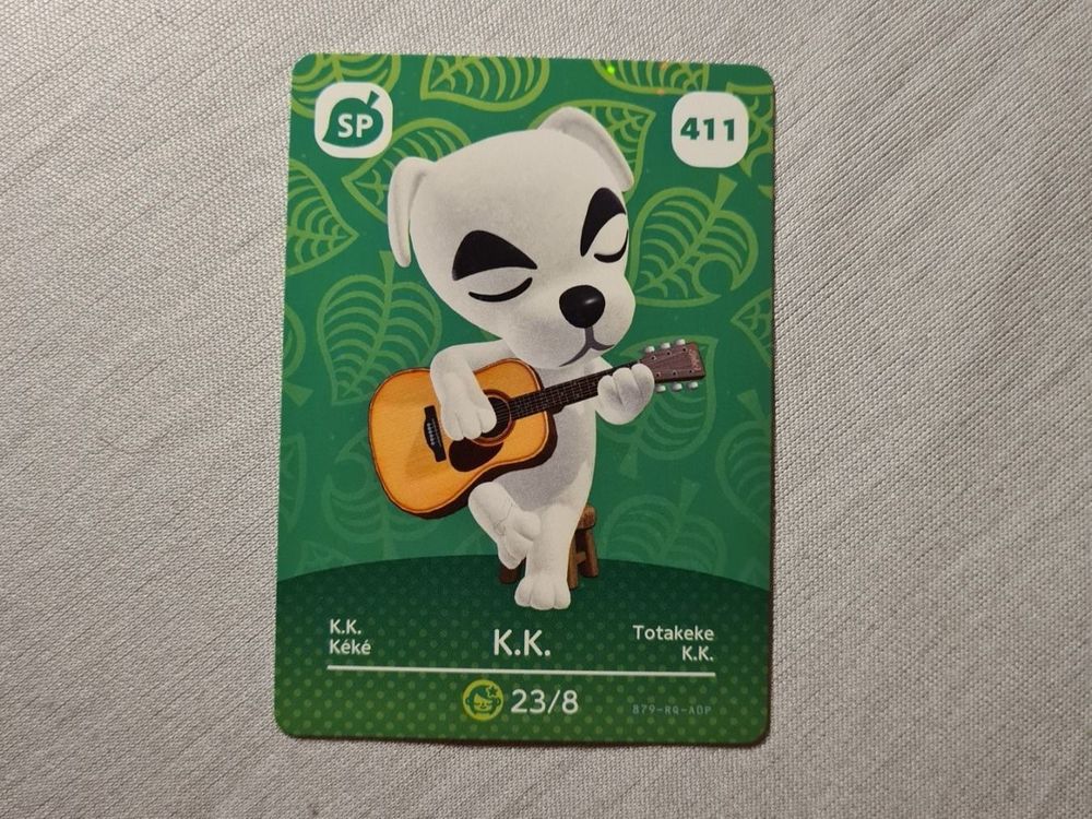 Amiibo carte animal crossing sp #411 Kék | Kaufen auf Ricardo