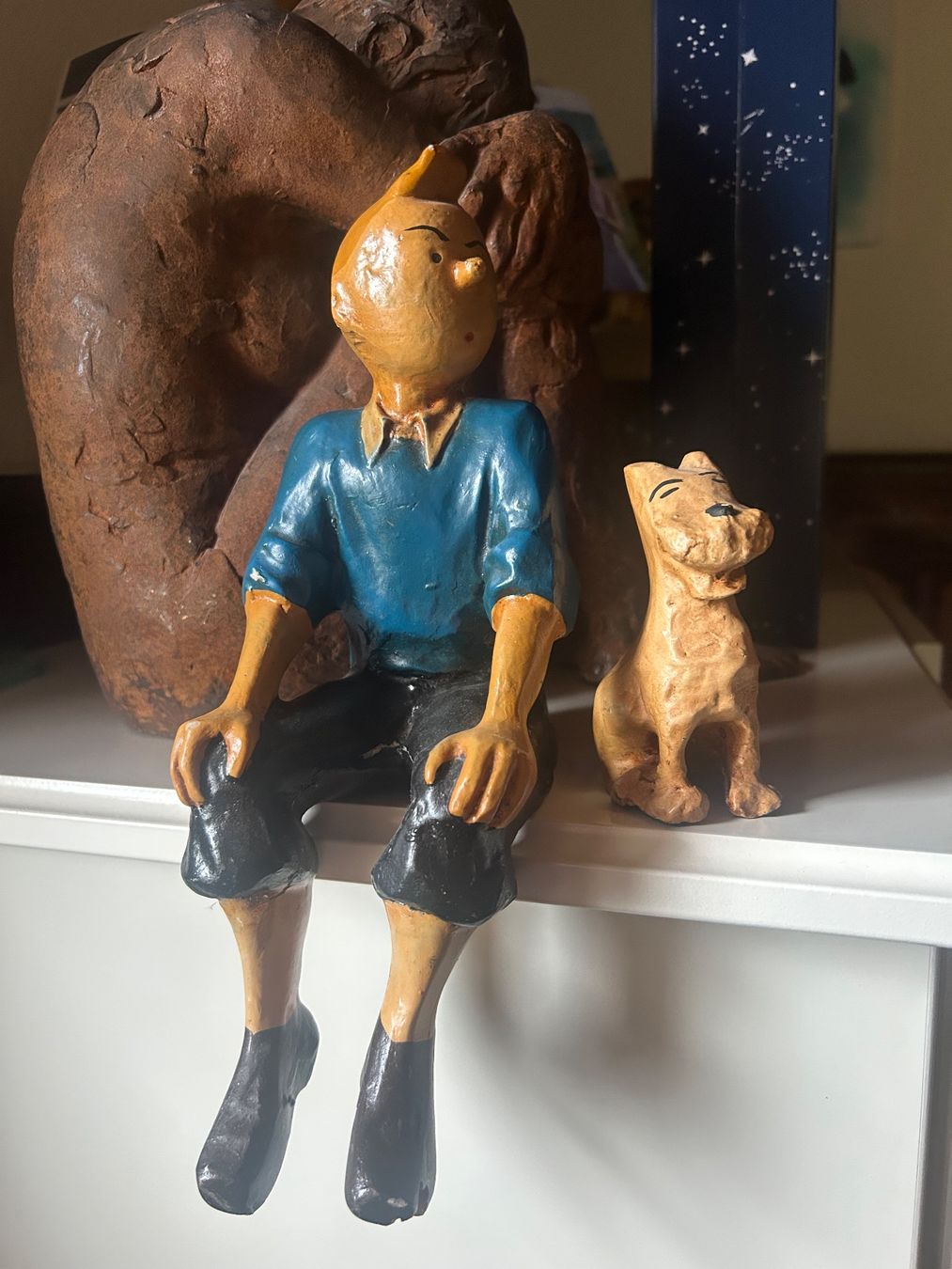 Tintin et Milou statue (D'occasion) à Val-d'Illiez pour CHF 10 – avec ...