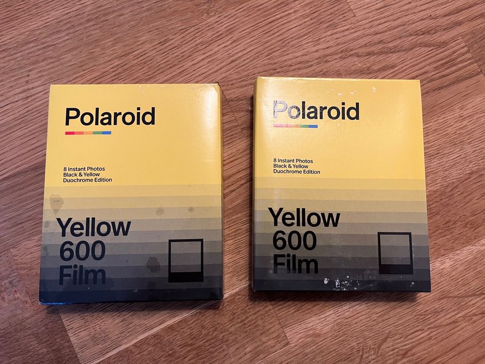 2x Polaroid Yellow Duochrome 600 Film (Neu (gemäss Beschreibung)) in ...