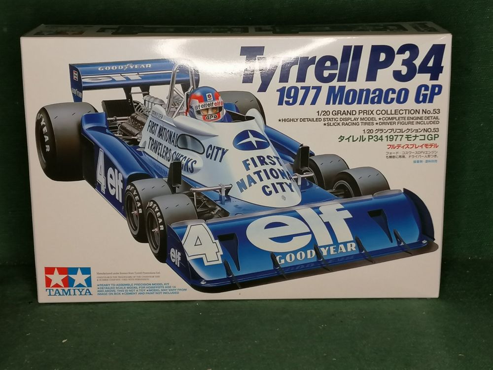 TAMIYA "Tyrell P34 1977 Monaco GP" (Nuovo e nell'imballaggio originale ...