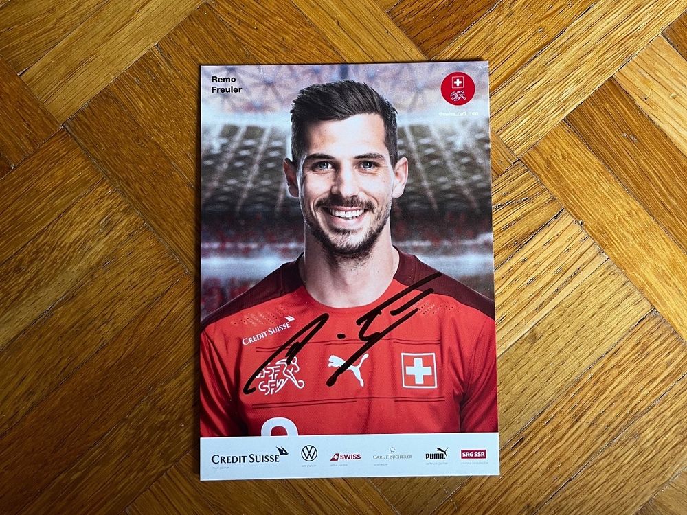 Autogrammkarte Remo Freuler handsigniert | Kaufen auf Ricardo