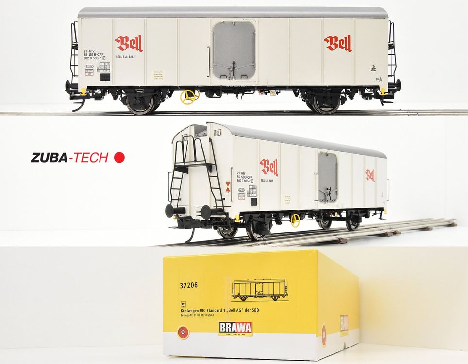 Brawa 37206 Kühlwagen "Bell" SBB Spur 0 GS mit OVP (Gebraucht) in St ...