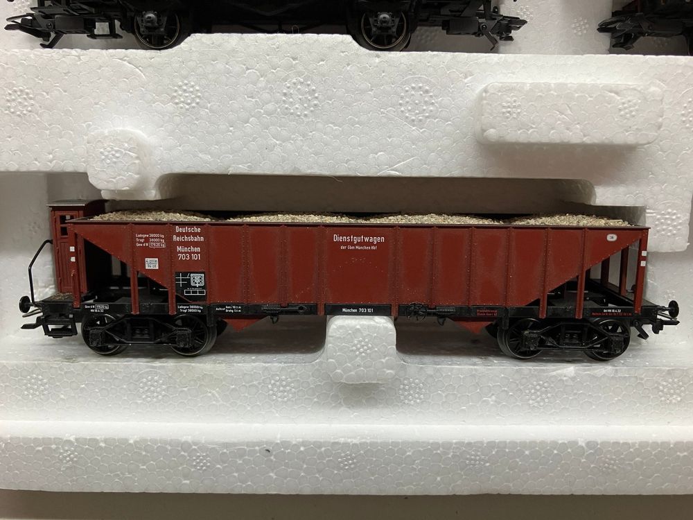 Märklin 47901 Wagen-Set "Gleisbauzug mit Draisine" der DRG | Kaufen auf ...