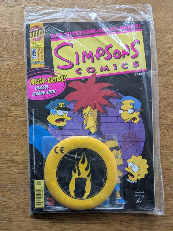 Simpsons Comic Ausgabe 45 // inklusive Frisbee Deutsch | Kaufen auf Ricardo
