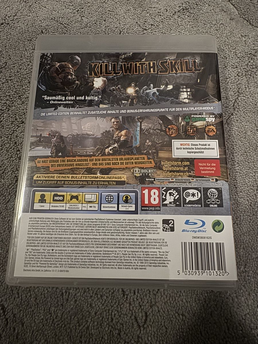 Bulletstorm Limited Edition | PS3 | Komplett (Gebraucht) in Kriens für ...