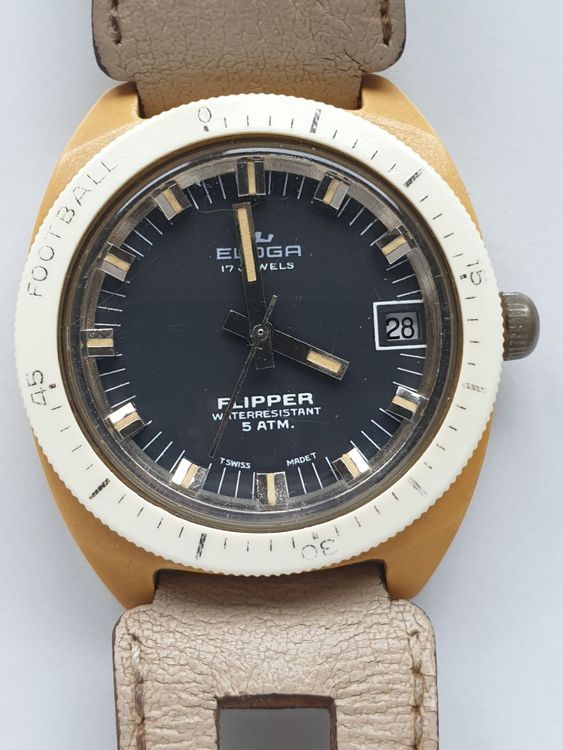 Eloga Flipper Football 5 ATM 17 Jewels mit Datum (155) | Kaufen auf Ricardo