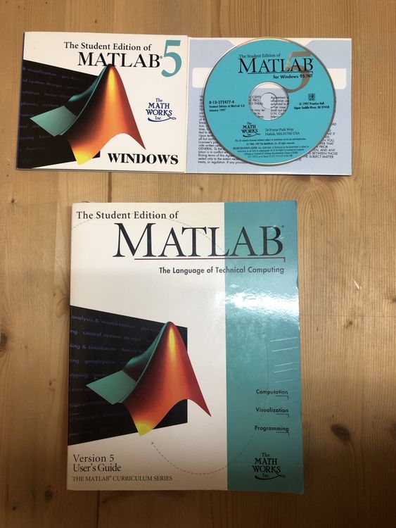 Matlab 5th Version (Student) Buch & CD (Gebraucht) in Kirchdorf AG für ...