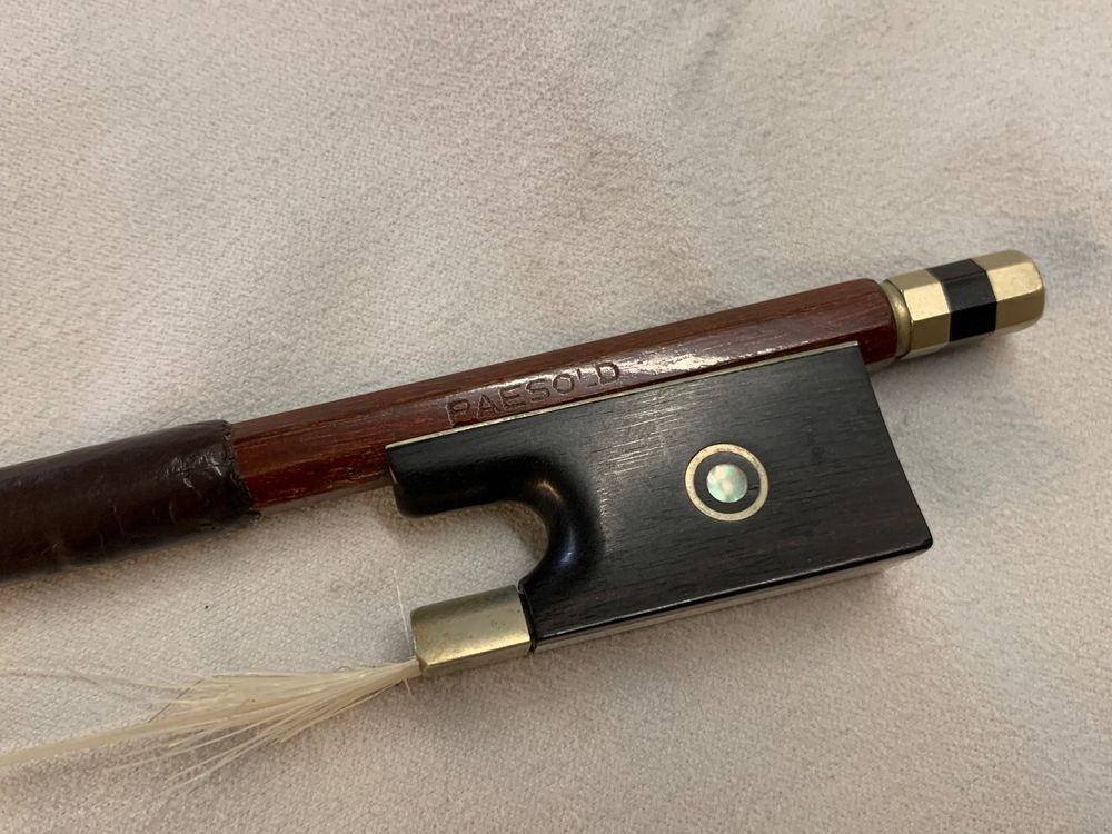 Geigenbogen Violinbogen Violin signiert PAESOLD 66Gr. | Kaufen auf Ricardo