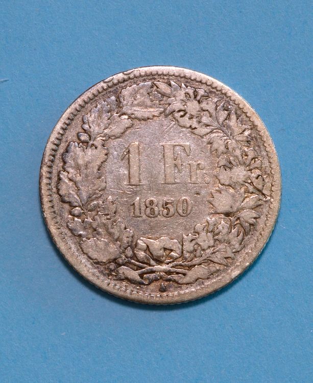 1 Franken 1850 (Gebraucht) in Oberglatt ZH für CHF 100 – mit Lieferung auf Ricardo kaufen