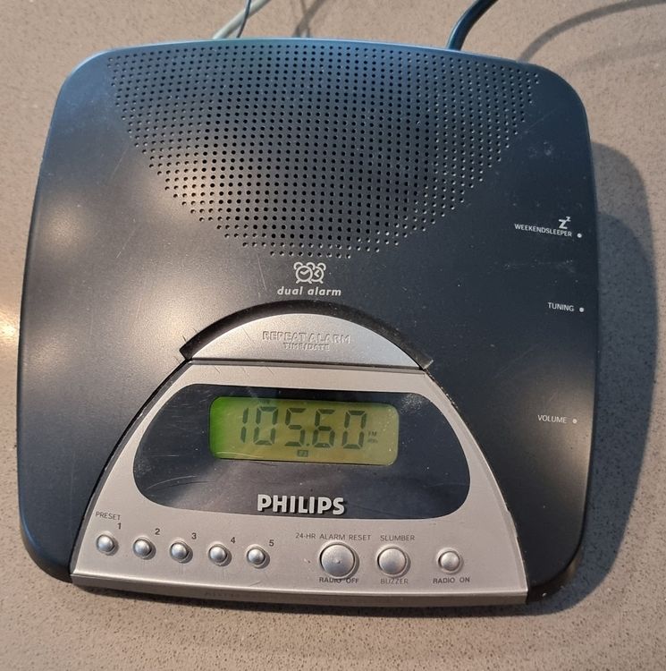 Philips Funk Radio Wecker für eine genaue Zeit | Kaufen auf Ricardo