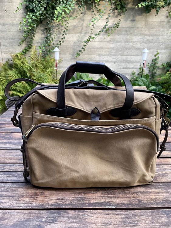 Filson rugged twill Padded Computer Bag 258 Tan | Kaufen auf Ricardo