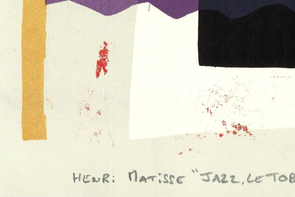 HENRI MATISSE JAZZ, Le Toboggan (Unikat) (Gebraucht) in Thun für CHF 1 ...