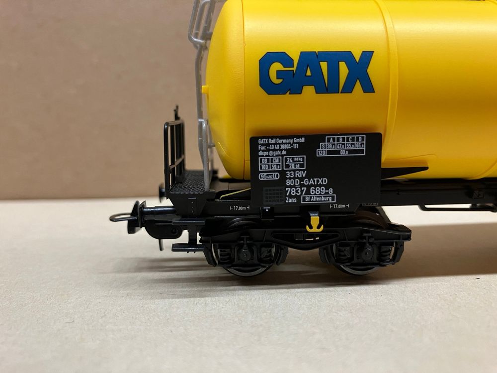 PIKO 54790 Knickkesselwagen Zans D-GATX, Epoche VI, H0 GS (Neu (gemäss ...
