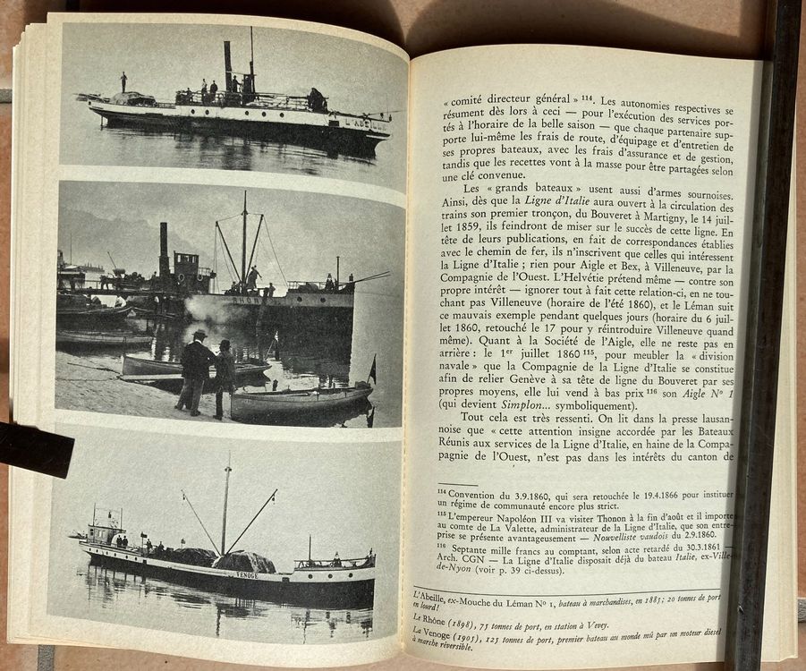 Histoire imagée des Grands Bateaux du Lac Léman - E. Meystre (D ...