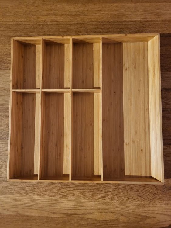 Bambus Besteckkasten Schubladeneinsatz Organizer flexibel | Kaufen auf Ricardo