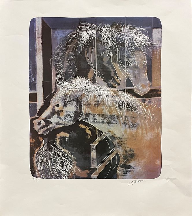 Hans Erni (1909-2015) Graphic mit Pferden (Gebraucht) in Hochdorf für CHF 70 – mit Lieferung auf ...