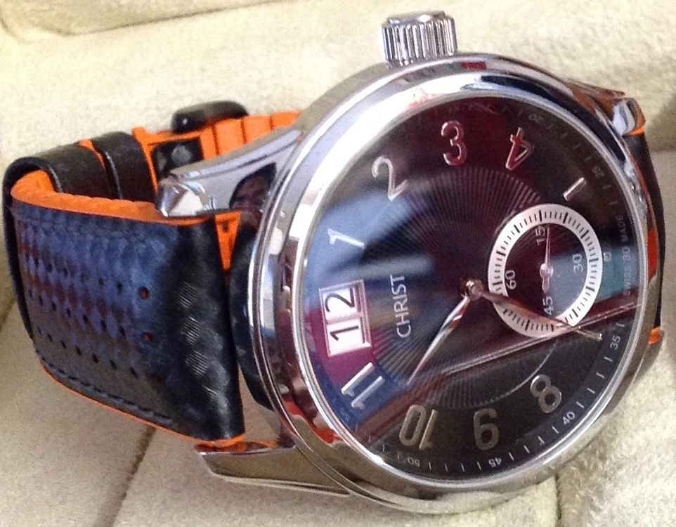 CHRIST swiss-made Herrenuhr 43 mm ( Neue Preise : 395 CHF ) (Gebraucht ...