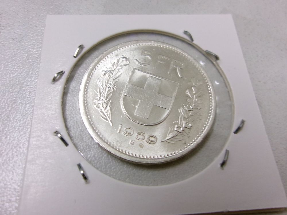 5 Franken 1969 Silber (Gebraucht) in Bad Zurzach für CHF 8 – mit Lieferung auf Ricardo kaufen