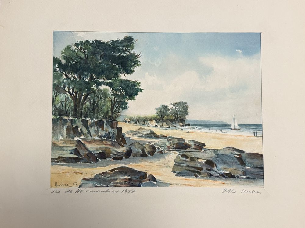 Otto HUBER - Ölgemälde- Noirmoutier 1957 (Gebraucht) in Solothurn für ...