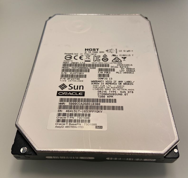 🔥8TB HDD🔥10Stk.+ HGST Festplatte SAS/SATA 12G 3.5" #2 | Kaufen auf Ricardo