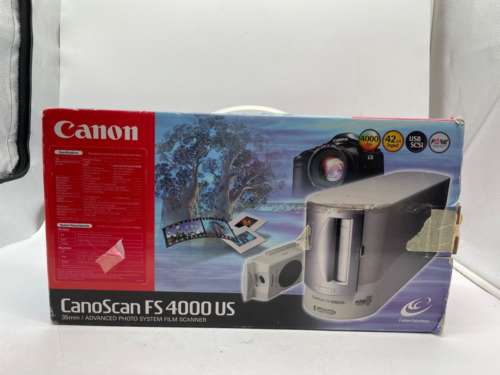 Canon CanoScan FS4000US film scanner Komplett ungetestet | Kaufen auf ...