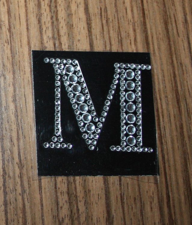 Strass - Steine Klebe - Buchstaben M | Kaufen auf Ricardo