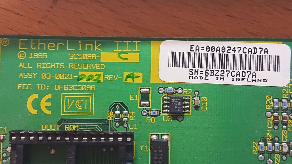 3COM Etherlink 3 Karte für PC (Gebraucht) in Reinach BL für CHF 30 – mit Lieferung auf Ricardo ...