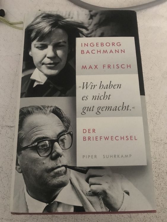 Max Frisch / Ingeborg Bachmann (Gebraucht) in Bern für CHF 22 – mit ...