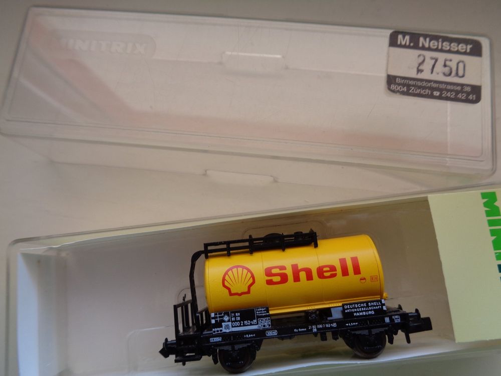 MINITRIX N Shell Tankwagen (Neu und originalverpackt) in Fislisbach für ...