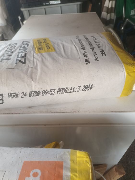 Trass Zement TZ Quick-mix 4, 25 kg Sack. Preis fur alle zusa (Neu ...