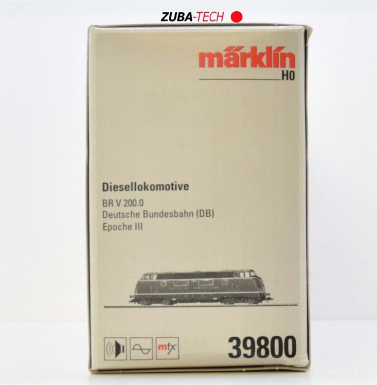 Märklin 39800 Diesellok V200 DB H0 WS OV (Gebraucht) in St. Gallen für ...