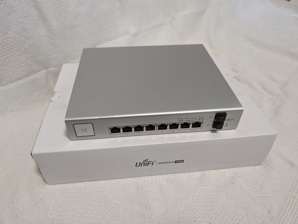 Ubiquiti UniFi 8+2 Port PoE Switch US-8-150W (#2) | Kaufen auf Ricardo