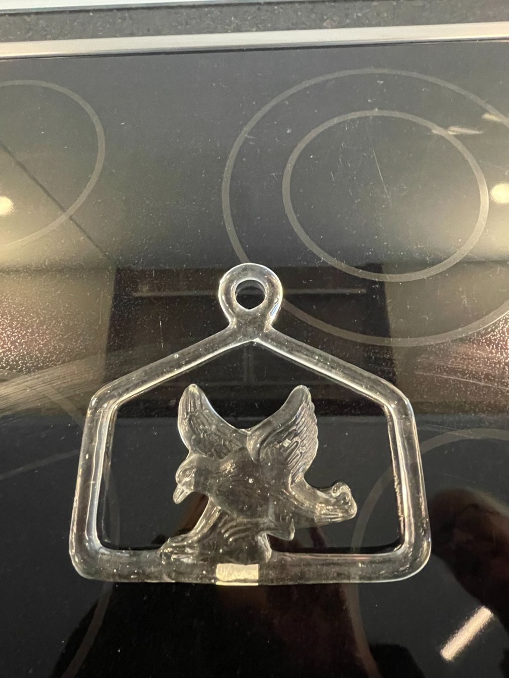 Fensterschmuck Glas Hangend