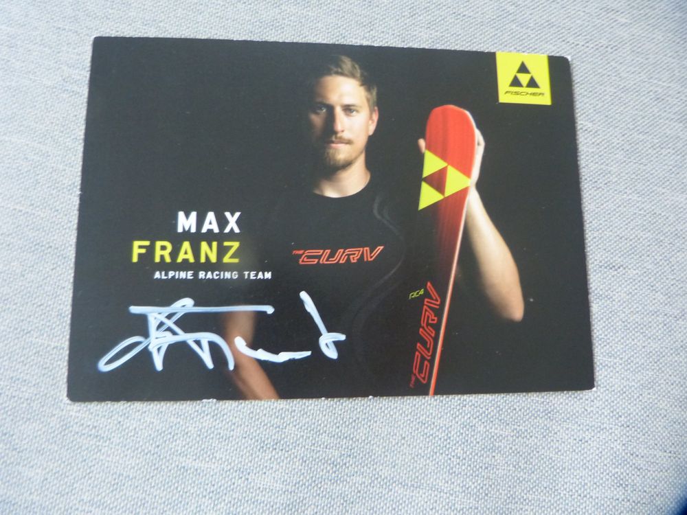 Autogrammkarte Max Franz | Kaufen auf Ricardo