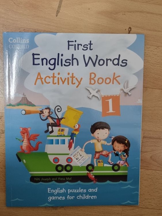 First English word activity book | Kaufen auf Ricardo