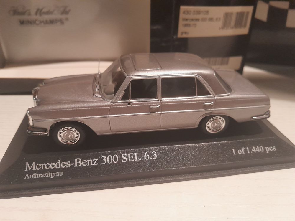 Mercedes 300 SEL 6.3 1968-72 Minichamps 1:43 N° 430 039105 | Kaufen auf ...