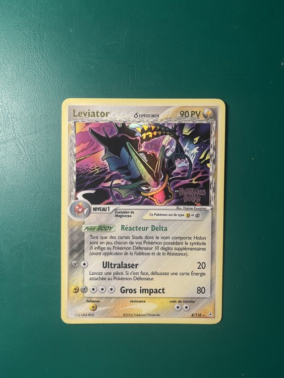 Carte Pokémon Leviator 8/110 Holo Reverse Ex Fantômes Holon (Gebraucht ...