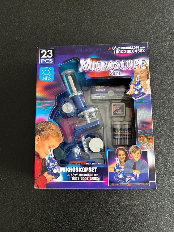 Microscope Set von Microscience 23 teilig (Neu und originalverpackt) in Root für CHF 12 – mit ...