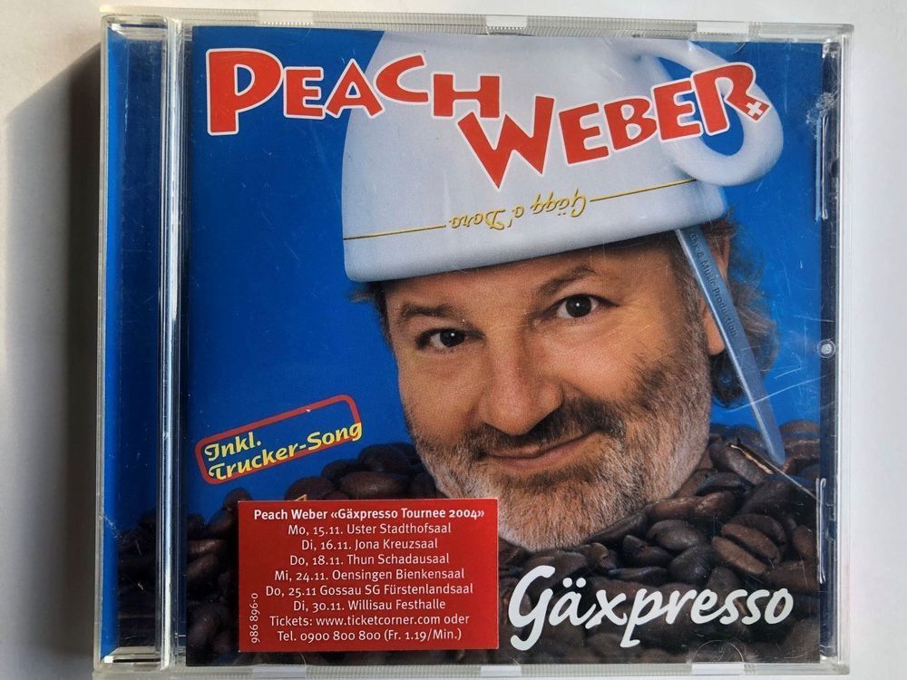 Peach Weber CD - Gäxpresso | Kaufen auf Ricardo