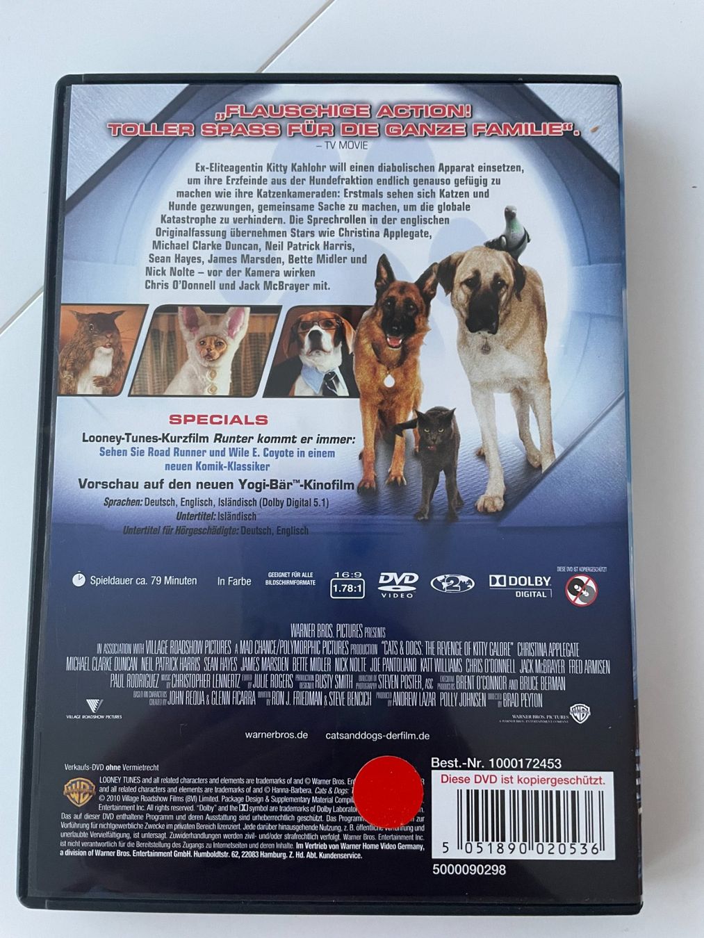 DVD "Cats and Dogs" (Gebraucht) in Lachen SZ für CHF 5 – nur Abholung ...