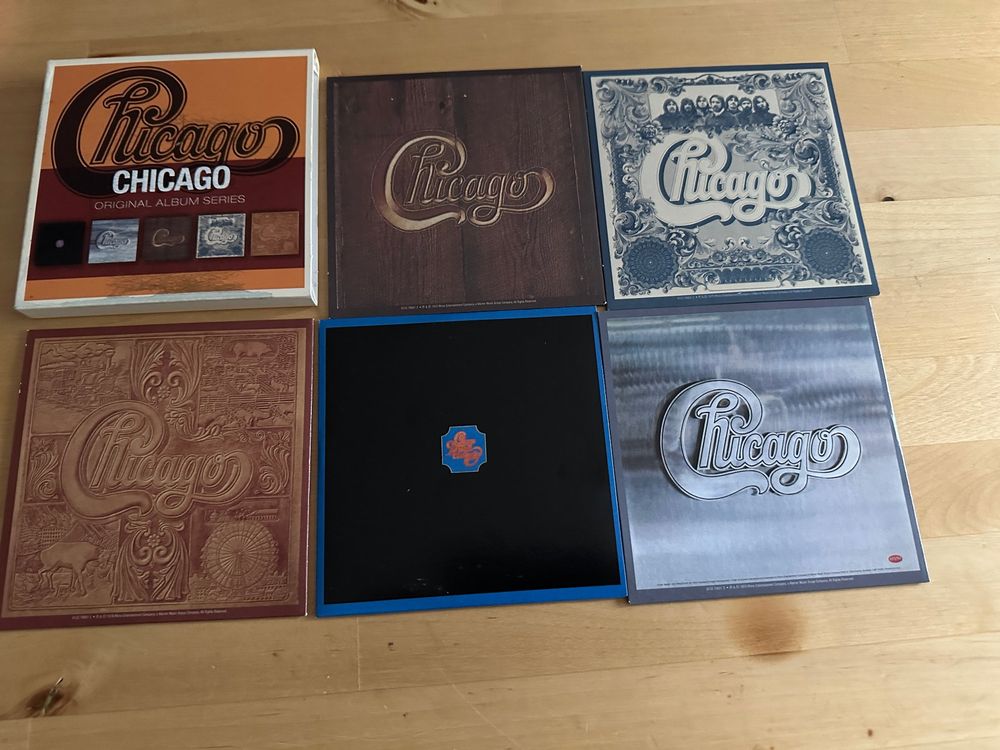 CHICAGO tolle 5 CD Original Album series JAZZ Rock Kult Top (Gebraucht ...