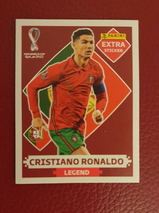 Panini Qatar 2022 Cristiano Ronaldo EXTRA STICKER Legend | Kaufen auf ...